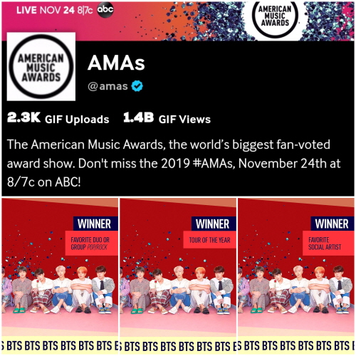 방탄소년단(BTS) 2019 ‘AMA’ 3관왕 달성, RM·진·슈가·제이홉·지민·뷔·정국 글로벌 스타 다시 한번 입증
